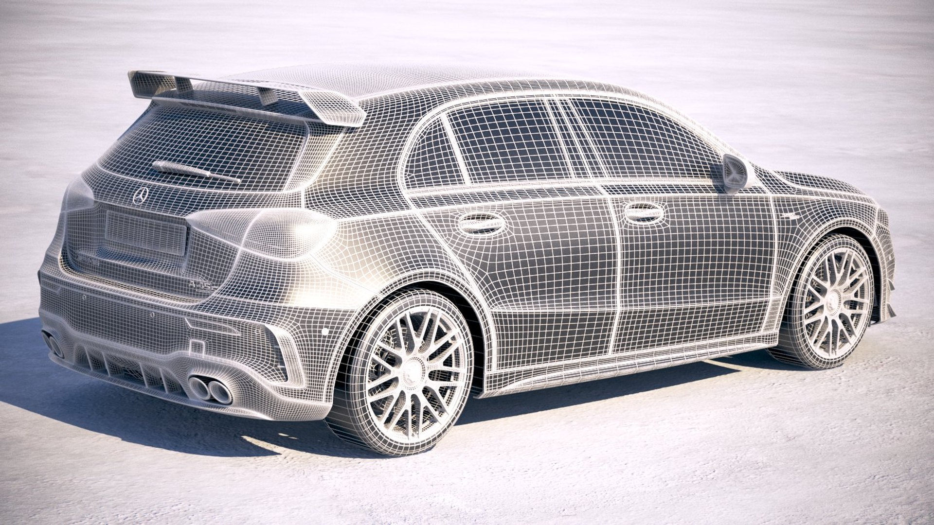 Mercedes-benz a45 s model - TurboSquid 1427762