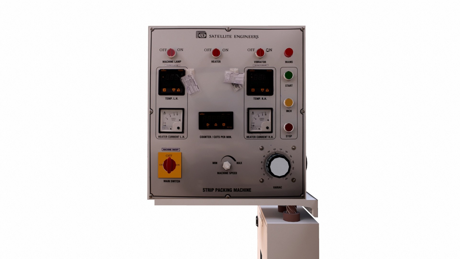 Power Panel 3D Model - TurboSquid 2338230