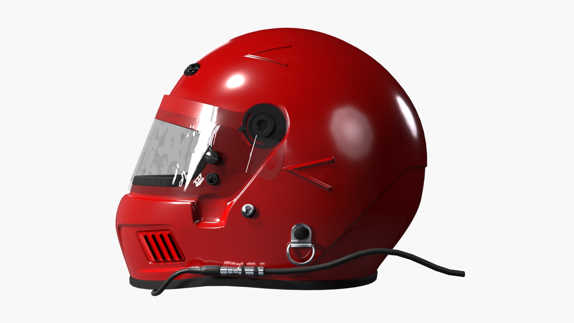 Bell AFX-1 Racing Helmet 3D Model - TurboSquid 2184950