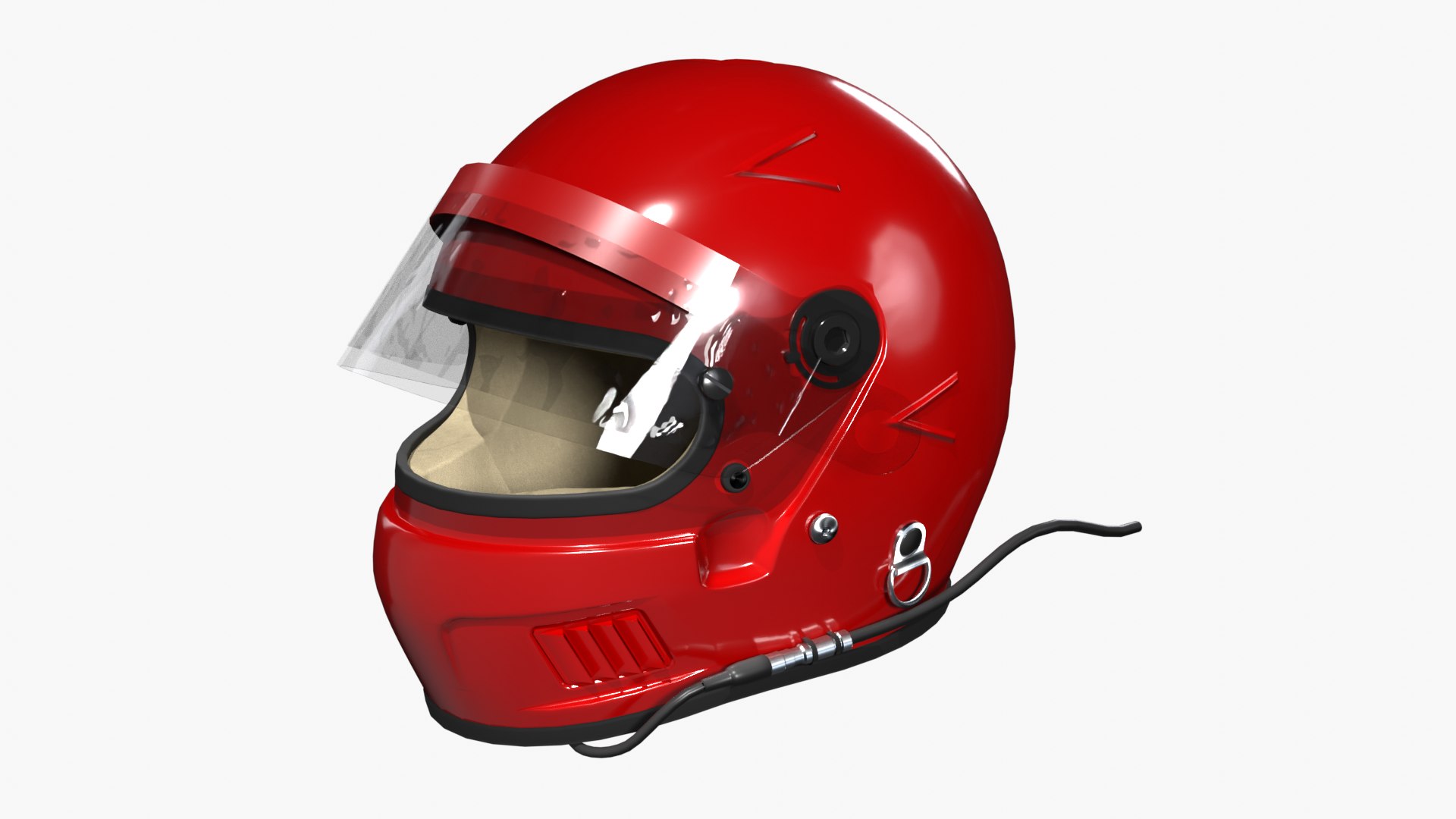 Bell AFX-1 Racing Helmet 3D Model - TurboSquid 2184950