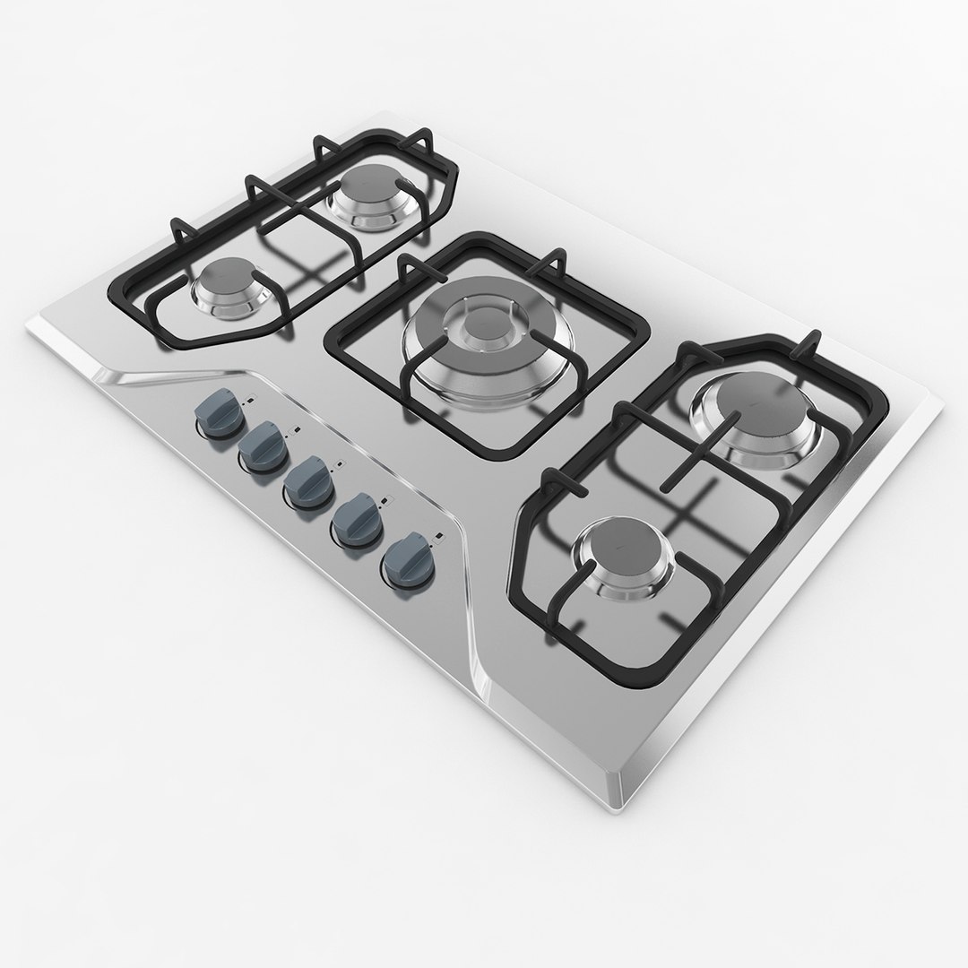 modelo 3d Gas Hob Cooktop - TurboSquid 1979134