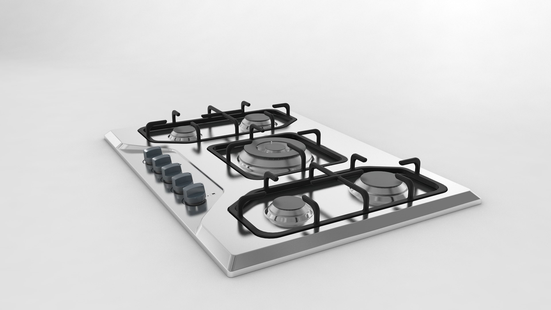 Gas Hob Cooktop 3D Model - TurboSquid 1979134