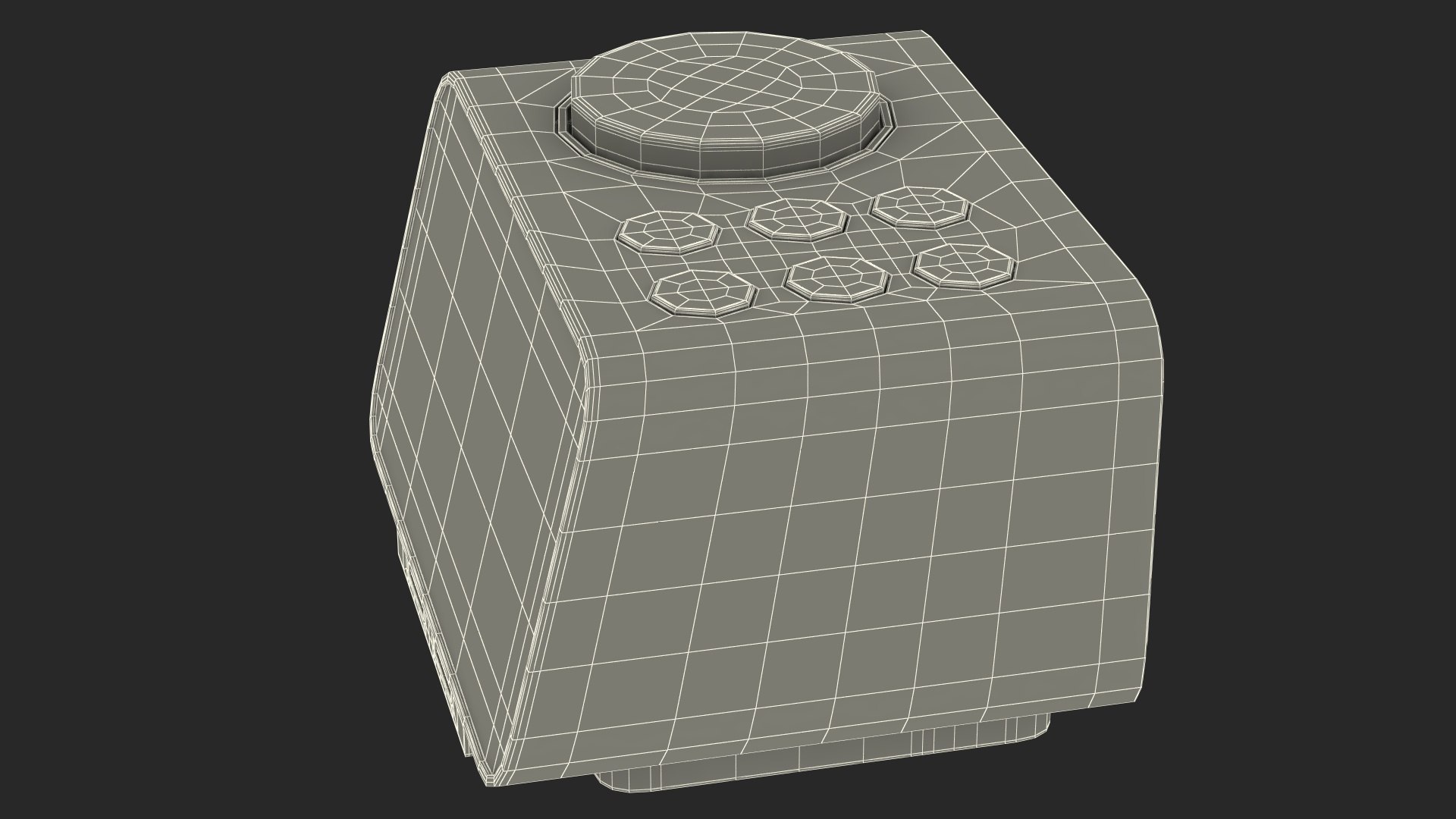 Digital Alarm Clock Wooden With LED Display Off 3D Model - TurboSquid ...