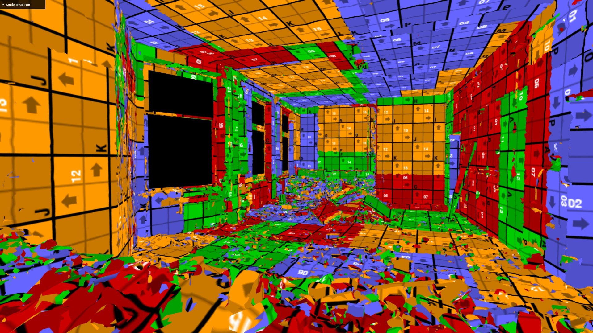 Room Under Renovation With Brick Rubble 3D Model - TurboSquid 2240711