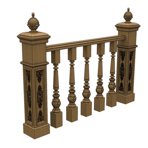 Balustrade 3D Models for Download | TurboSquid