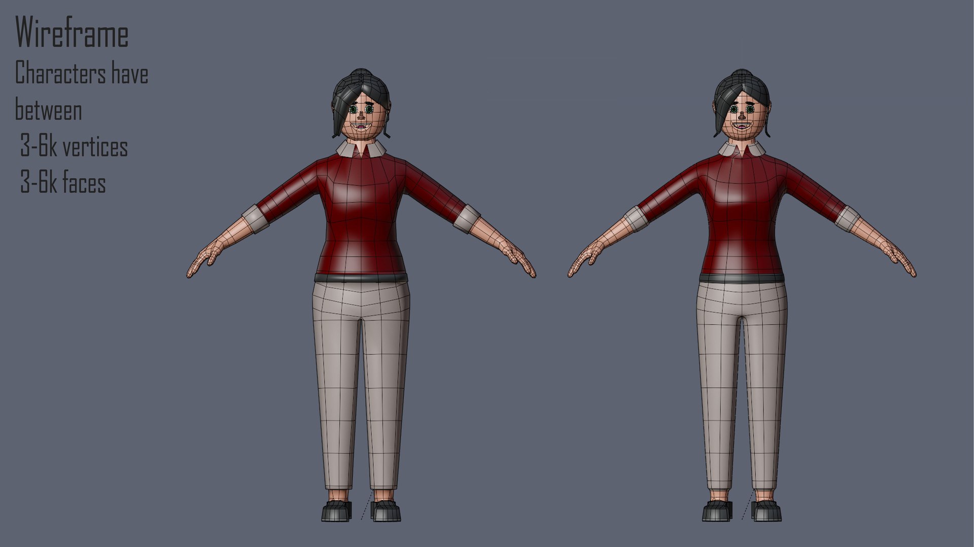 Cartoon Characters 1 3D Model - TurboSquid 1974704