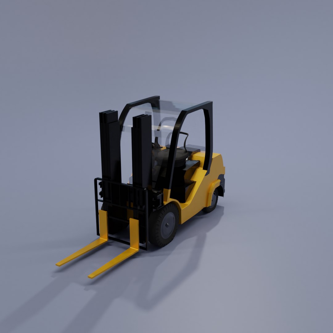 3D Forklift - TurboSquid 1974715