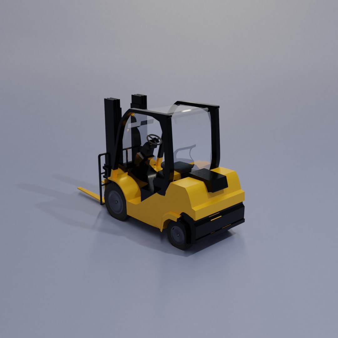 3D Forklift - TurboSquid 1974715