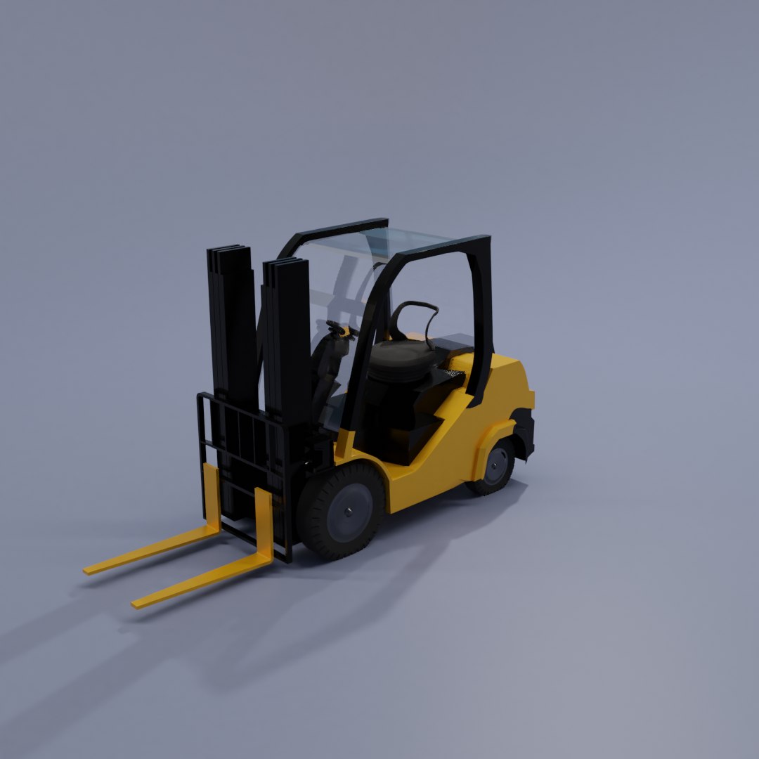 3D Forklift - TurboSquid 1974715