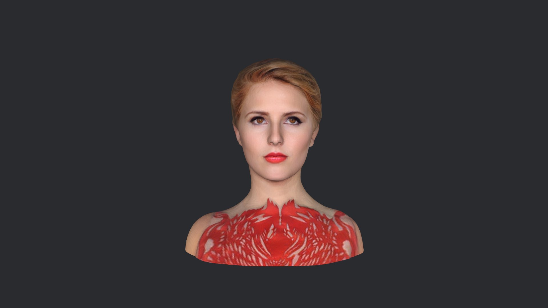 Beautiful Woman- Realistic Bust Head Ready 3D Model - TurboSquid 1818007