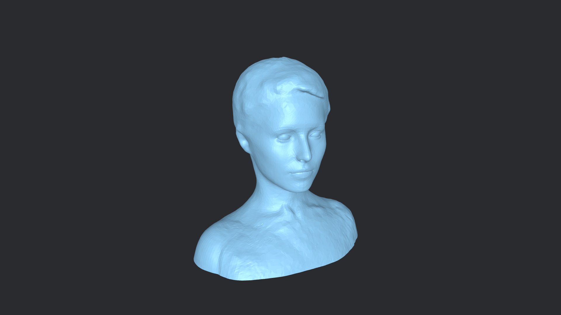 Beautiful Woman- Realistic Bust Head Ready 3D Model - TurboSquid 1818007