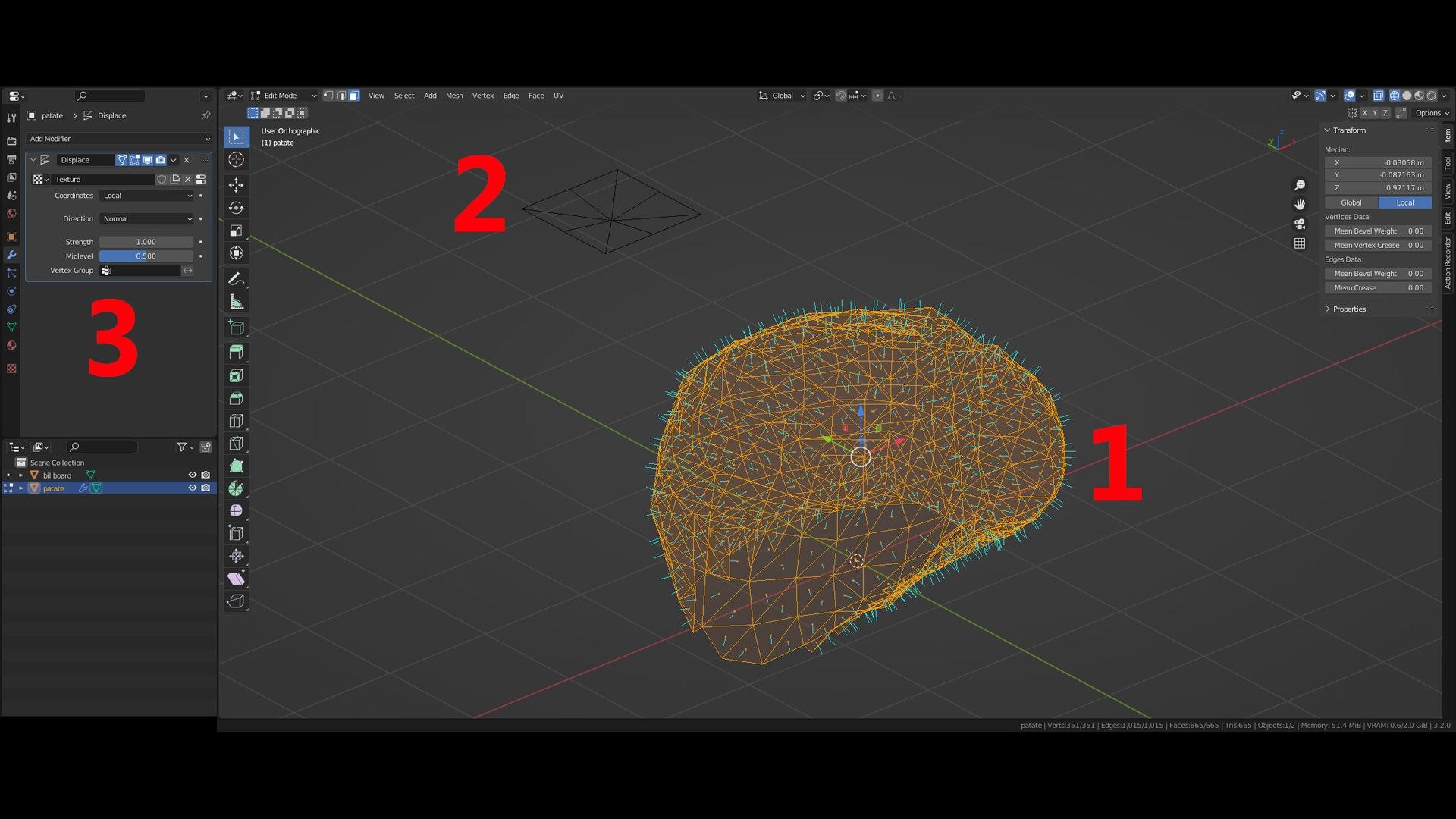 Blender - LowPoly Bush Template For Unity 3D Model - TurboSquid 1981074