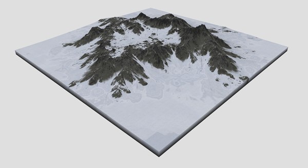 Snow Mountain Blender Models for Download | TurboSquid