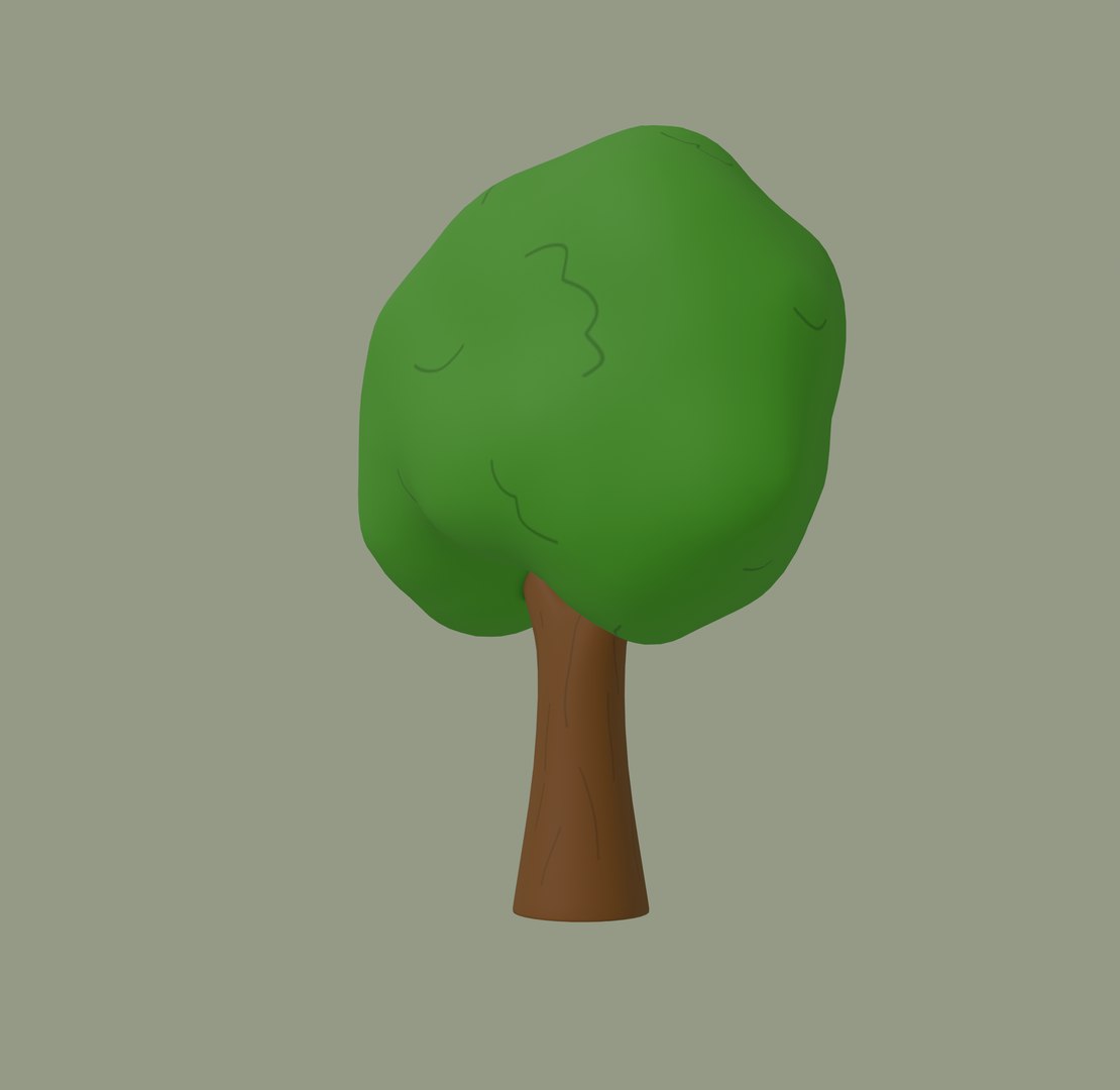 3D toon tree - TurboSquid 1663256