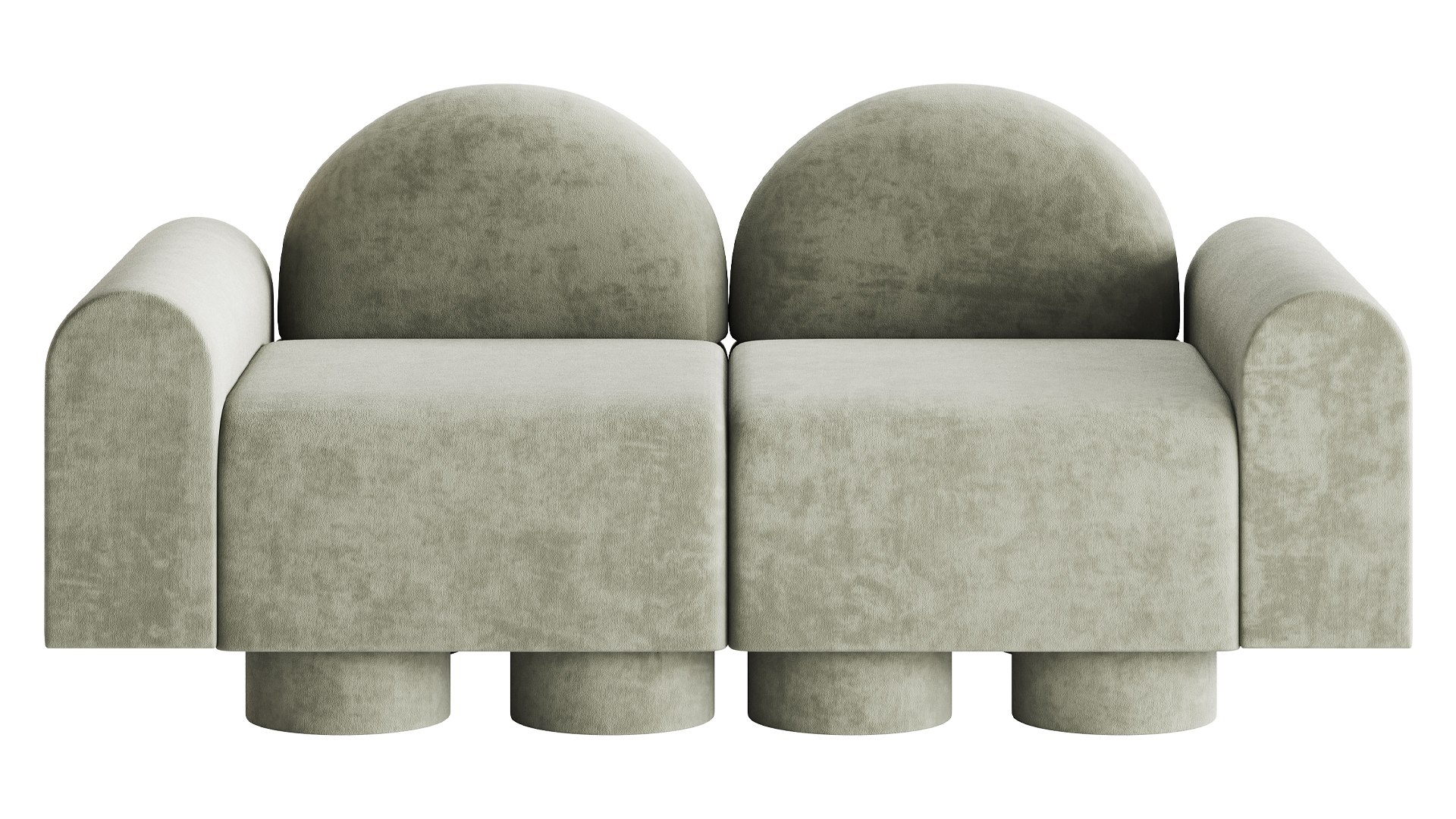 3D MILLESIME 2P SOFA - TurboSquid 2248239