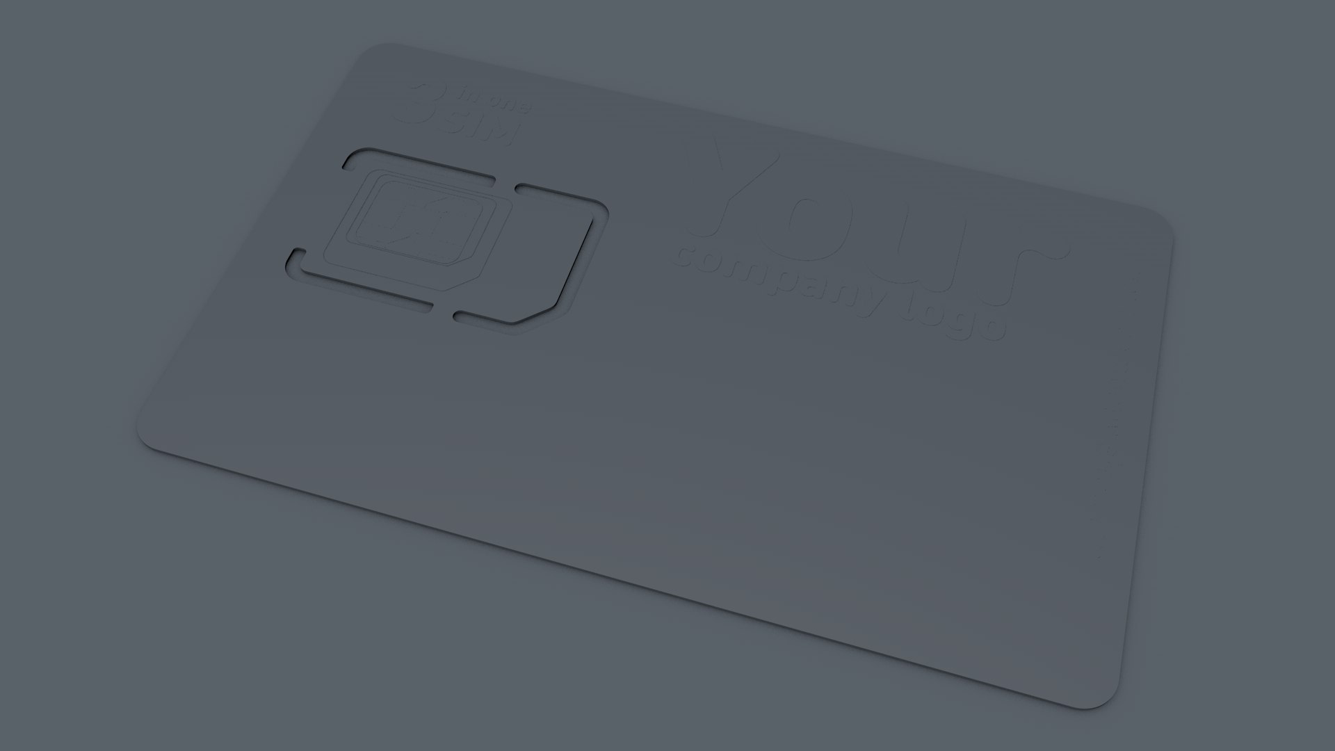 3D Prepaid Sim Card - TurboSquid 1207904