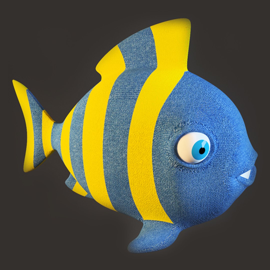 fish toy 3d max