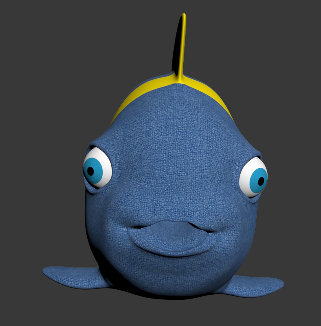 fish toy 3d max