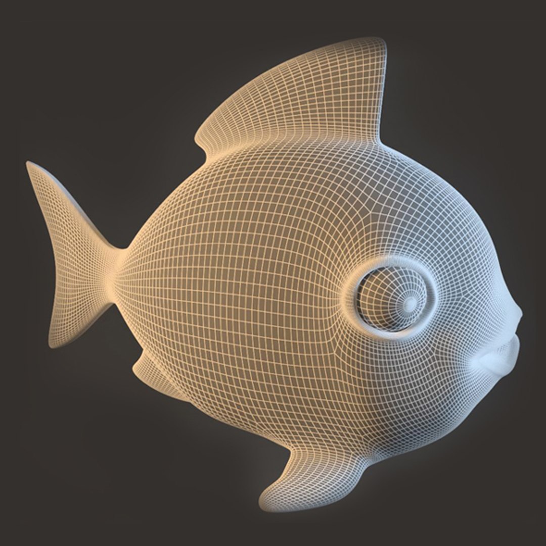 fish toy 3d max