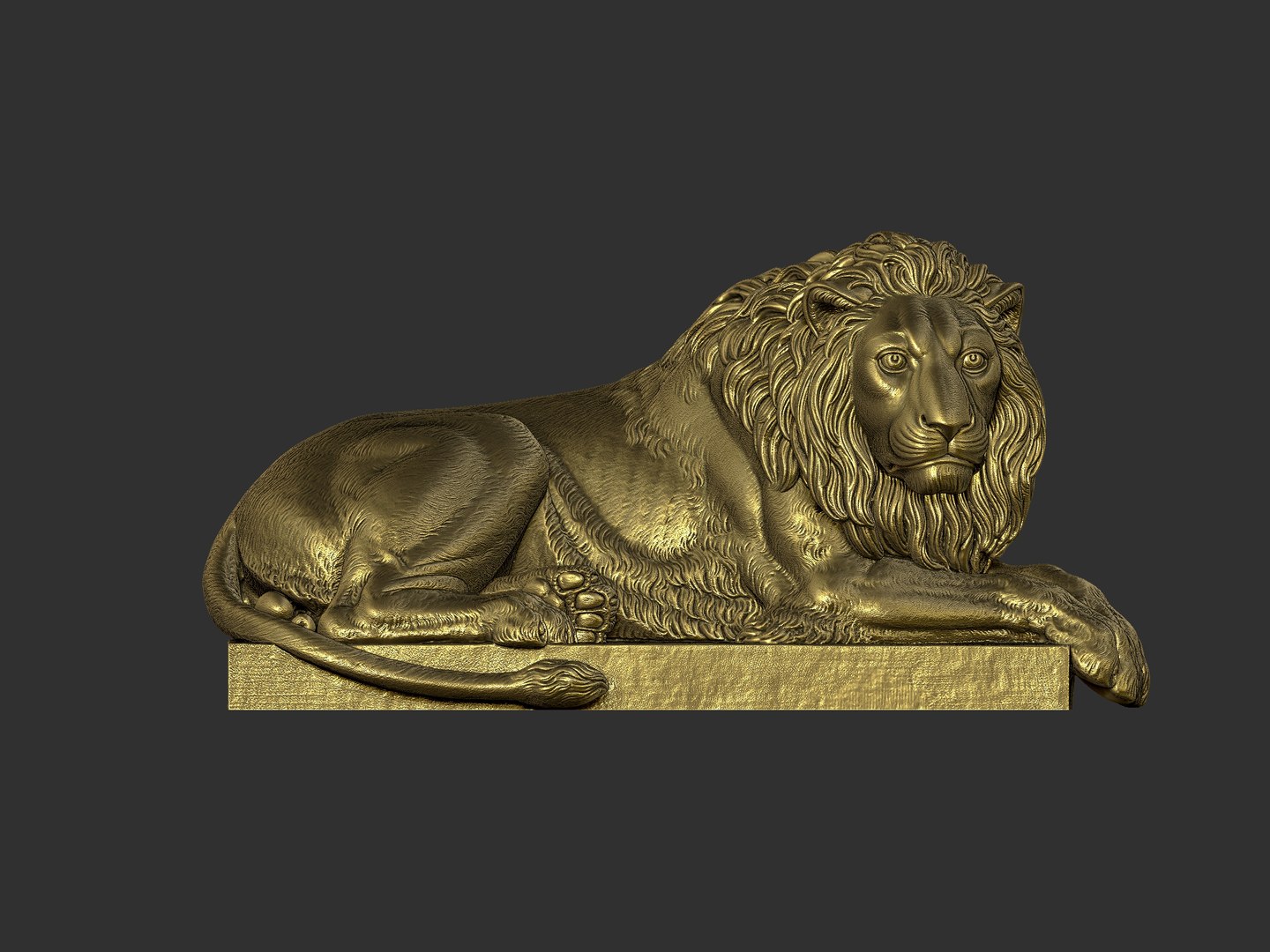 3D Lion Sculpture A Masterpiece Model - TurboSquid 2243731