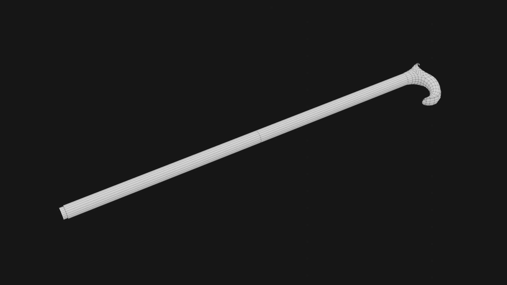 3D Wooden Walking Stick - TurboSquid 2078642