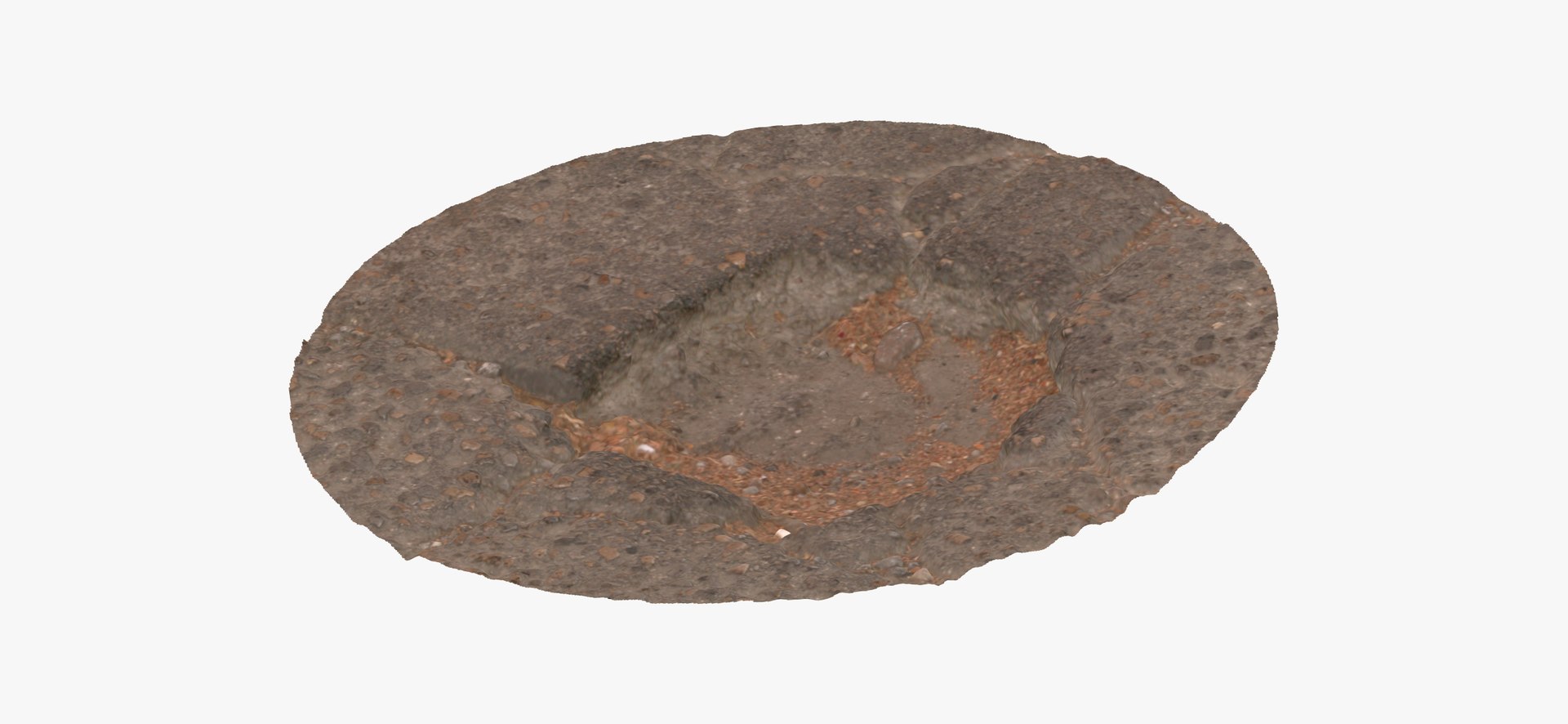 3D Pothole 06 RAW Scan Model - TurboSquid 1957052