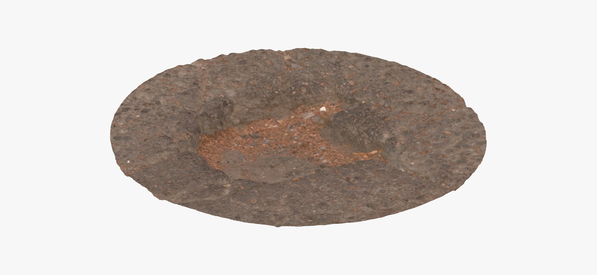 3D Pothole 06 RAW Scan Model - TurboSquid 1957052