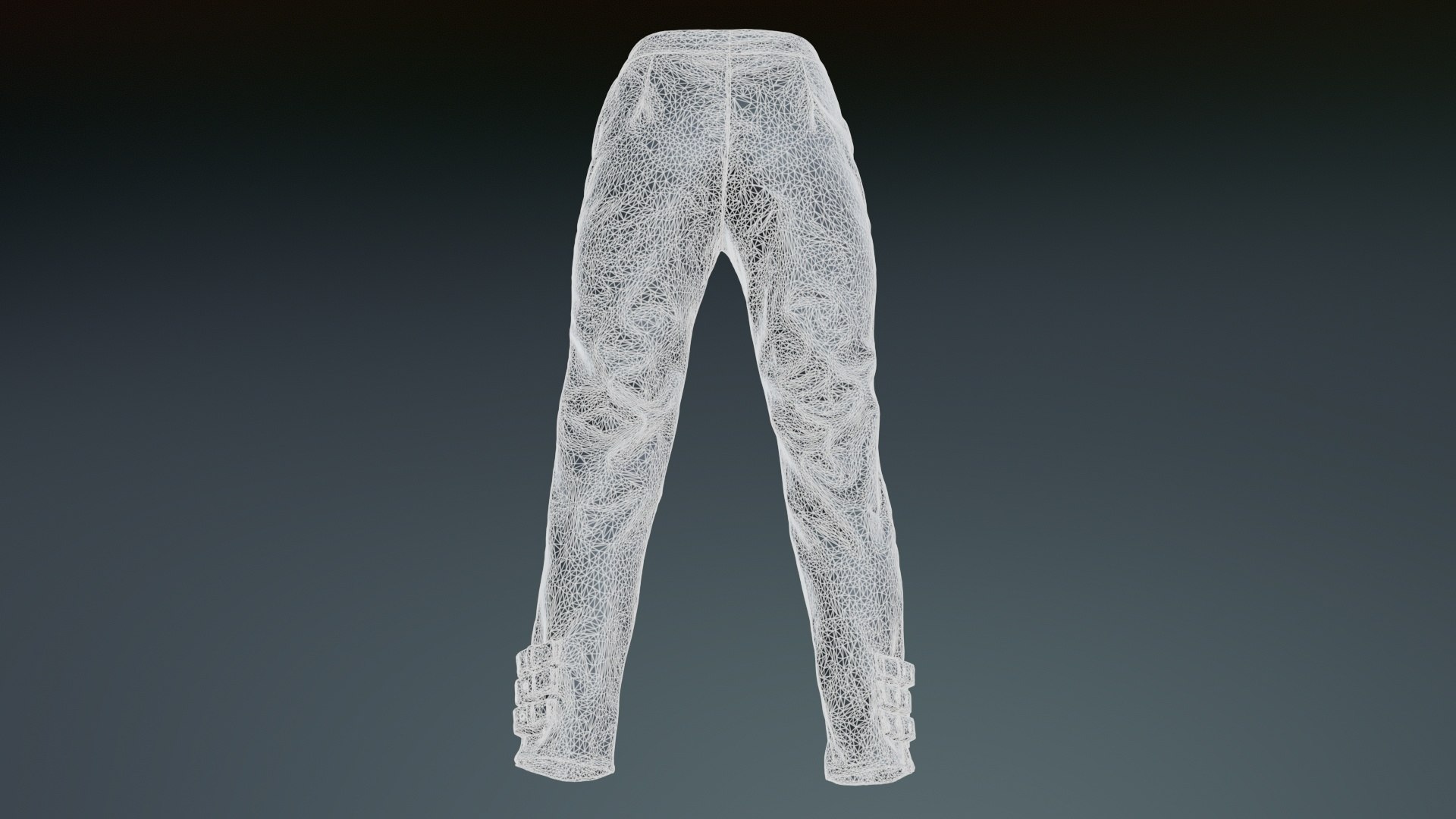 3D Ankle Belts Pants Remastered - TurboSquid 2361814