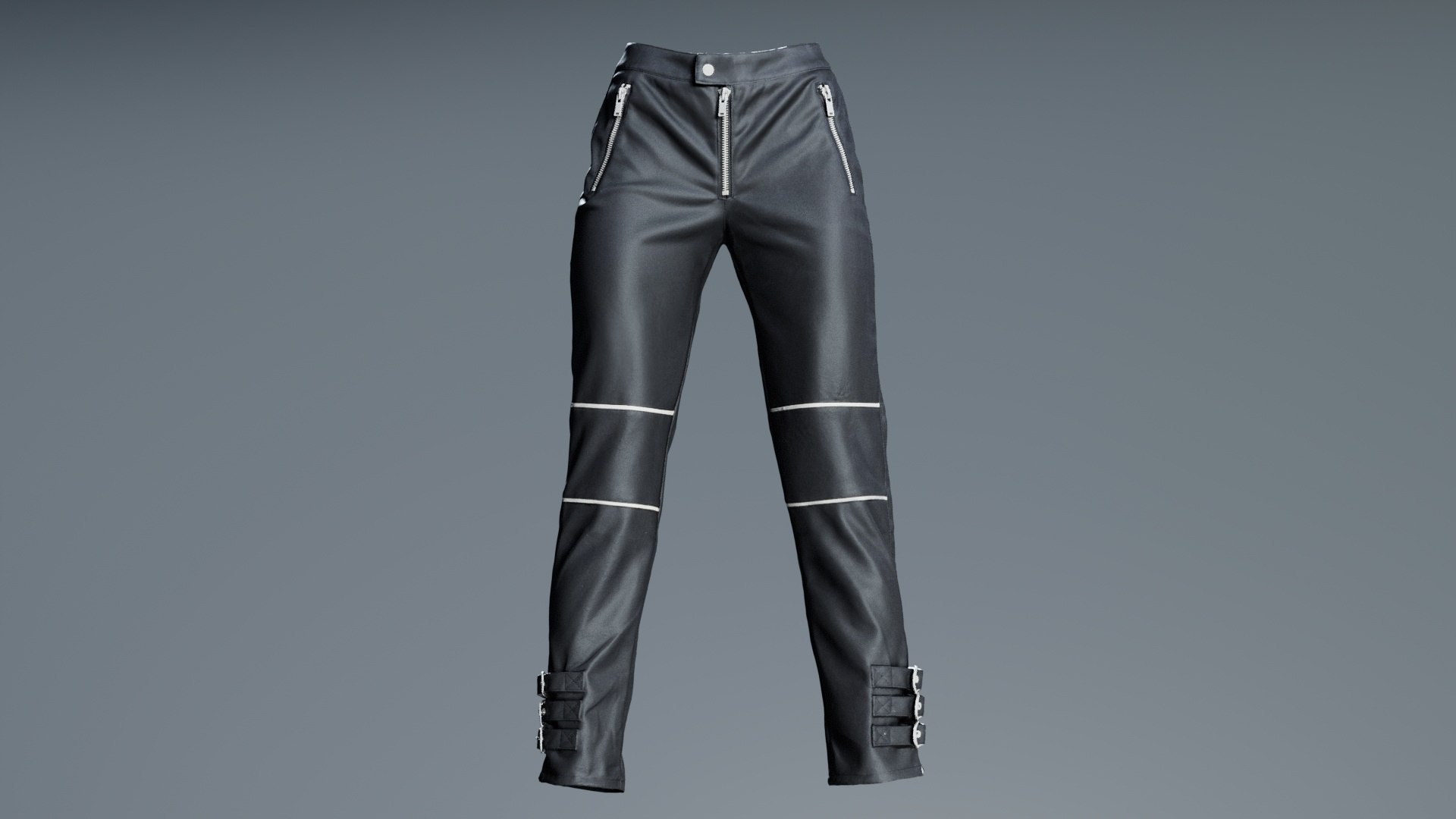 3D Ankle Belts Pants Remastered - TurboSquid 2361814