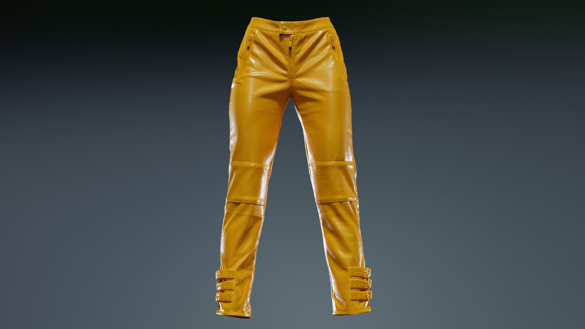 3D Ankle Belts Pants Remastered - TurboSquid 2361814