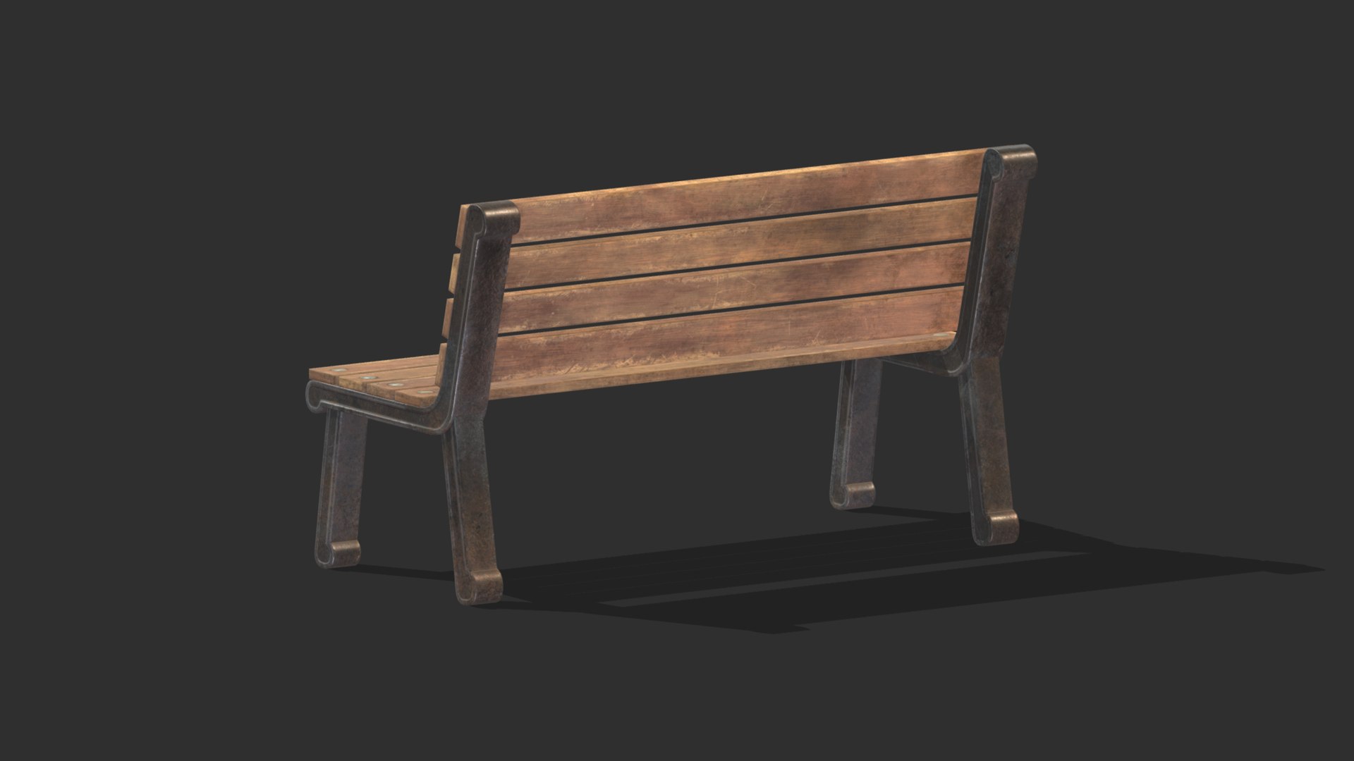 Bench 04 Low Poly PBR Realistic Model - TurboSquid 1930487