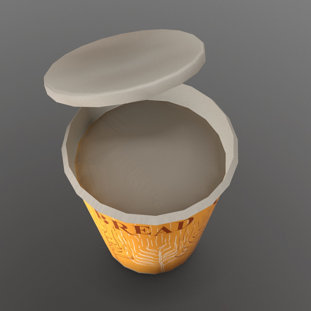 3D model cup breadcrumbs - TurboSquid 1289369