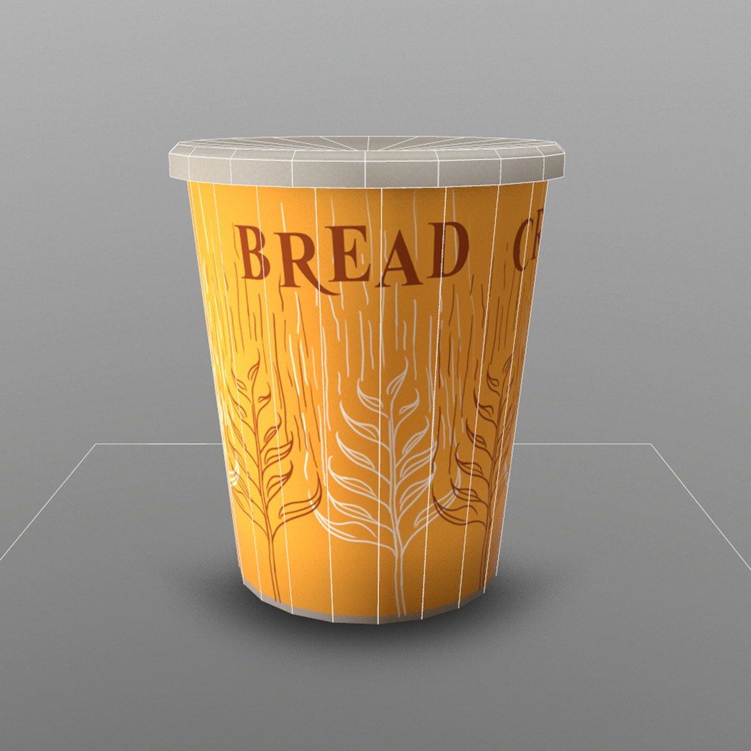 3D model cup breadcrumbs - TurboSquid 1289369