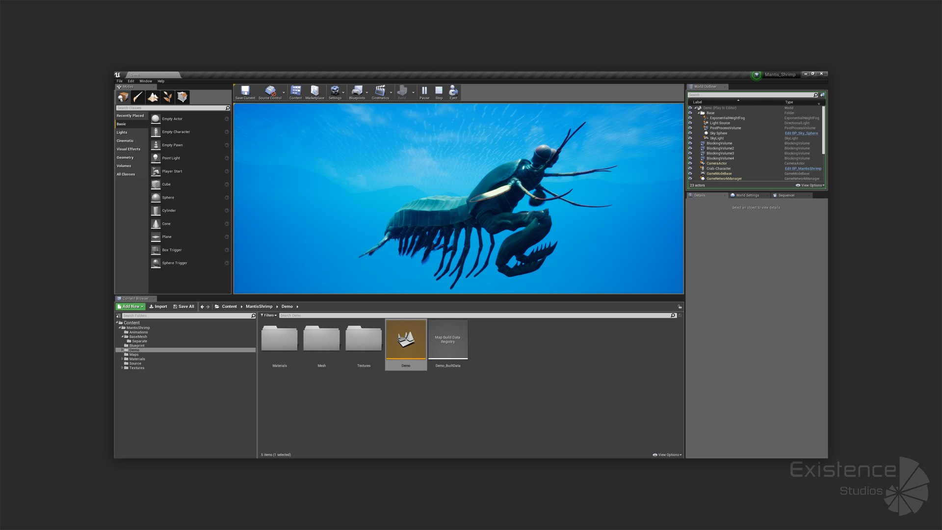 3D Mantis Shrimp - Rex Rainbow Peacock - Underwater Monster ...