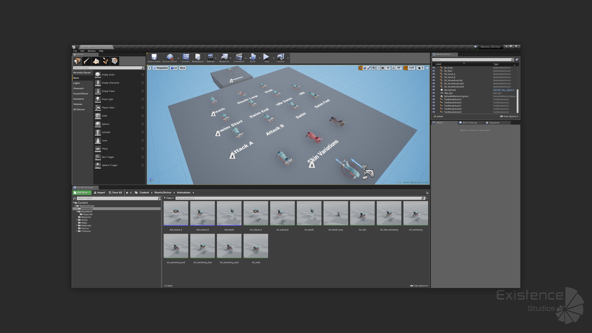 3D Mantis Shrimp - Rex Rainbow Peacock - Underwater Monster ...