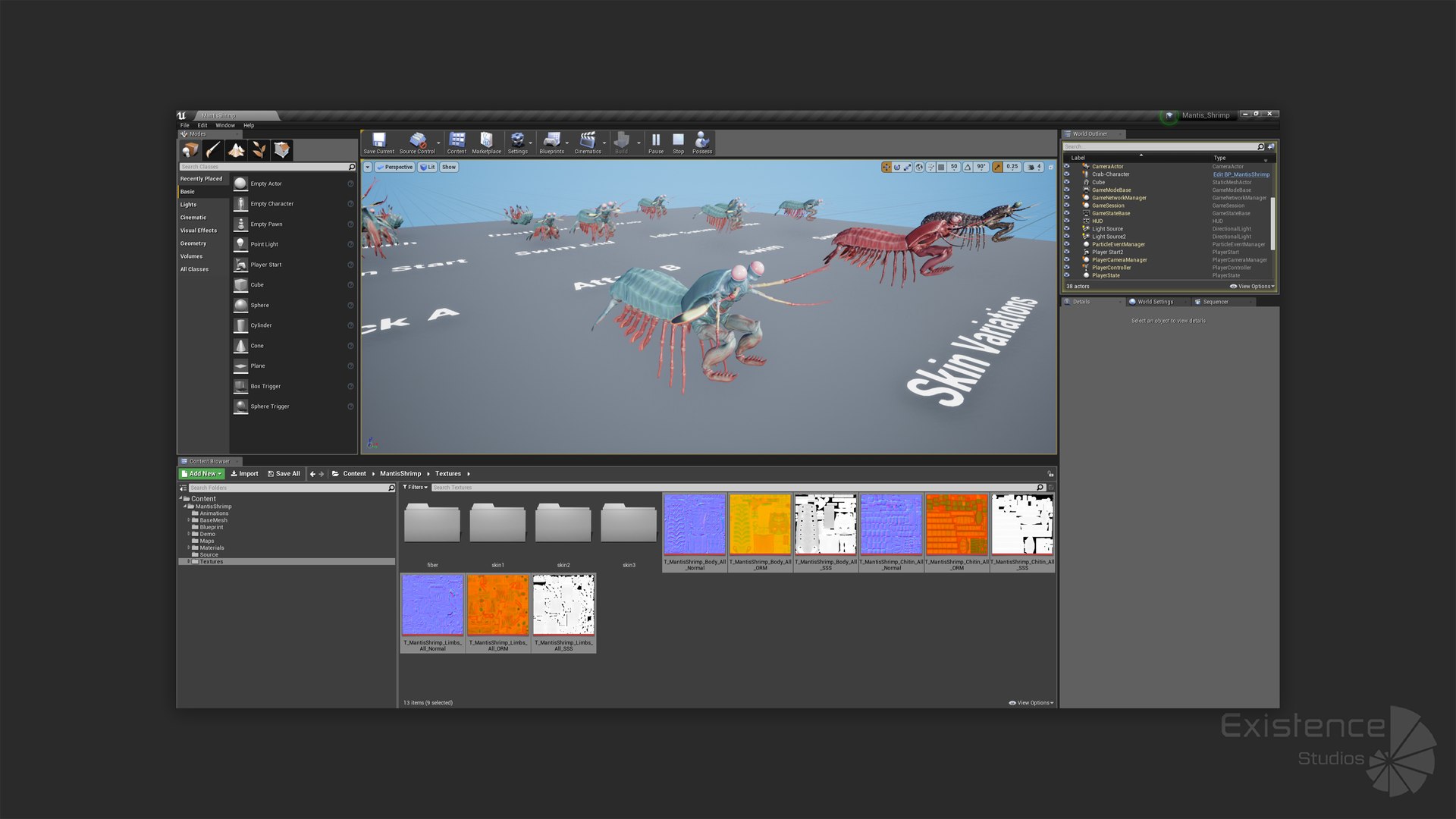 3D Mantis Shrimp - Rex Rainbow Peacock - Underwater Monster ...