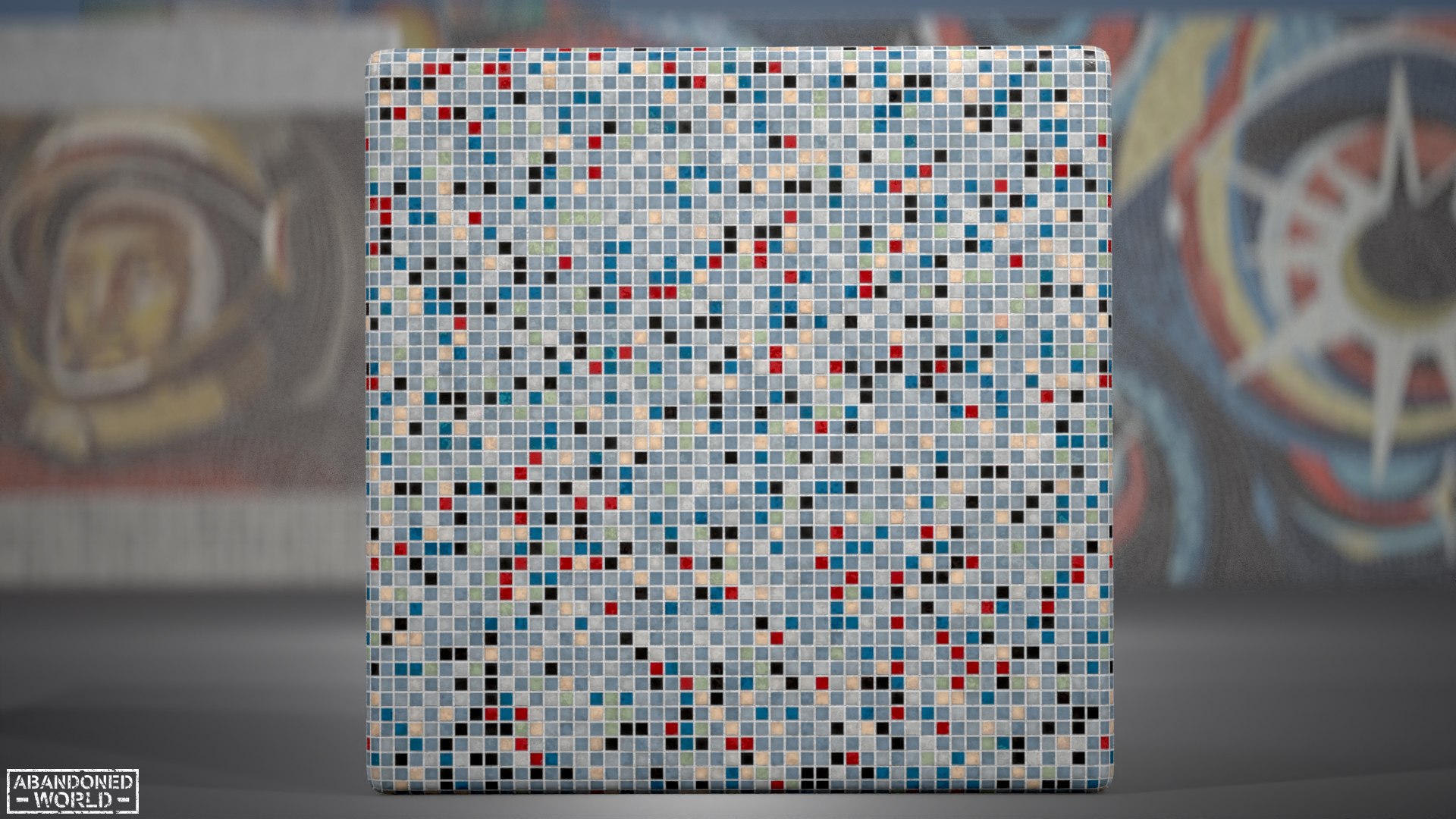 3D Soviet Mosaics Pack for UE4 and Unity model - TurboSquid 1985742