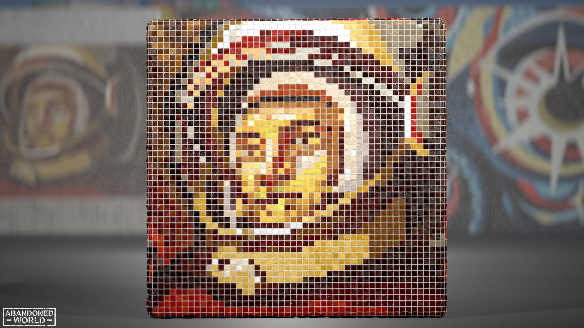 3D Soviet Mosaics Pack for UE4 and Unity model - TurboSquid 1985742