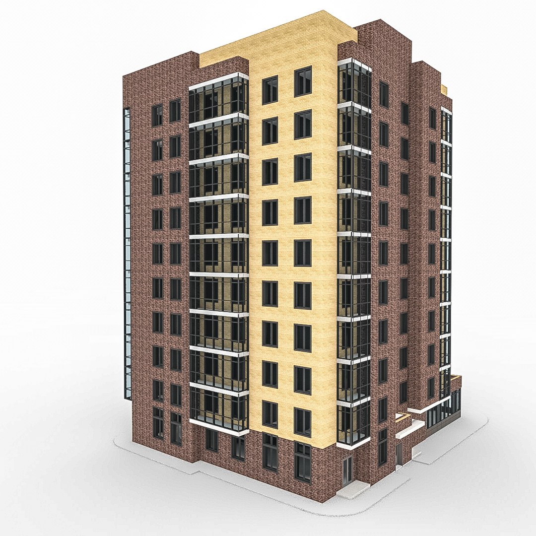 C4d 10 Storey House
