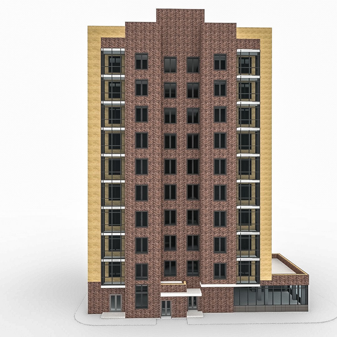 C4d 10 Storey House