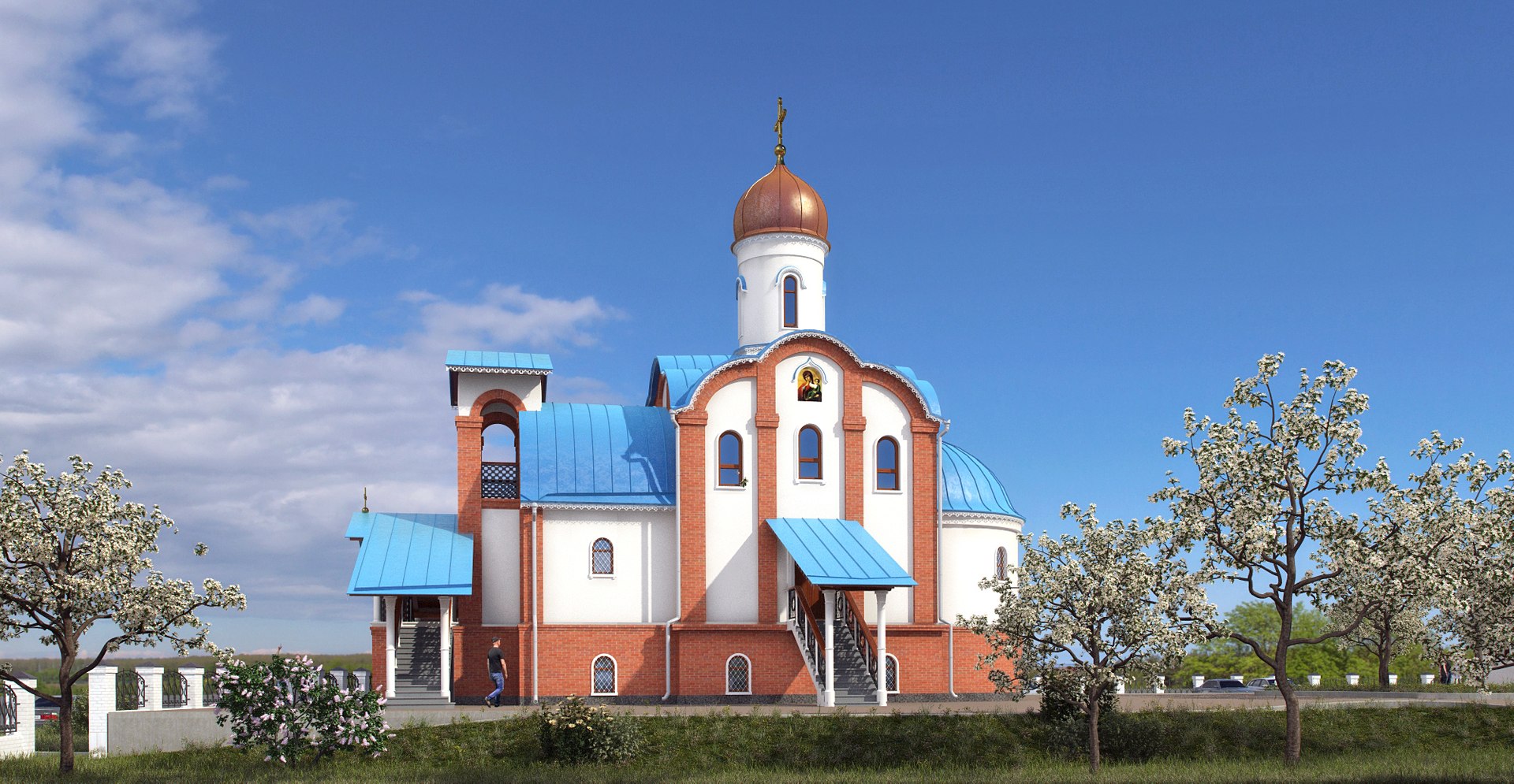 3d Model Of Orthodox Church