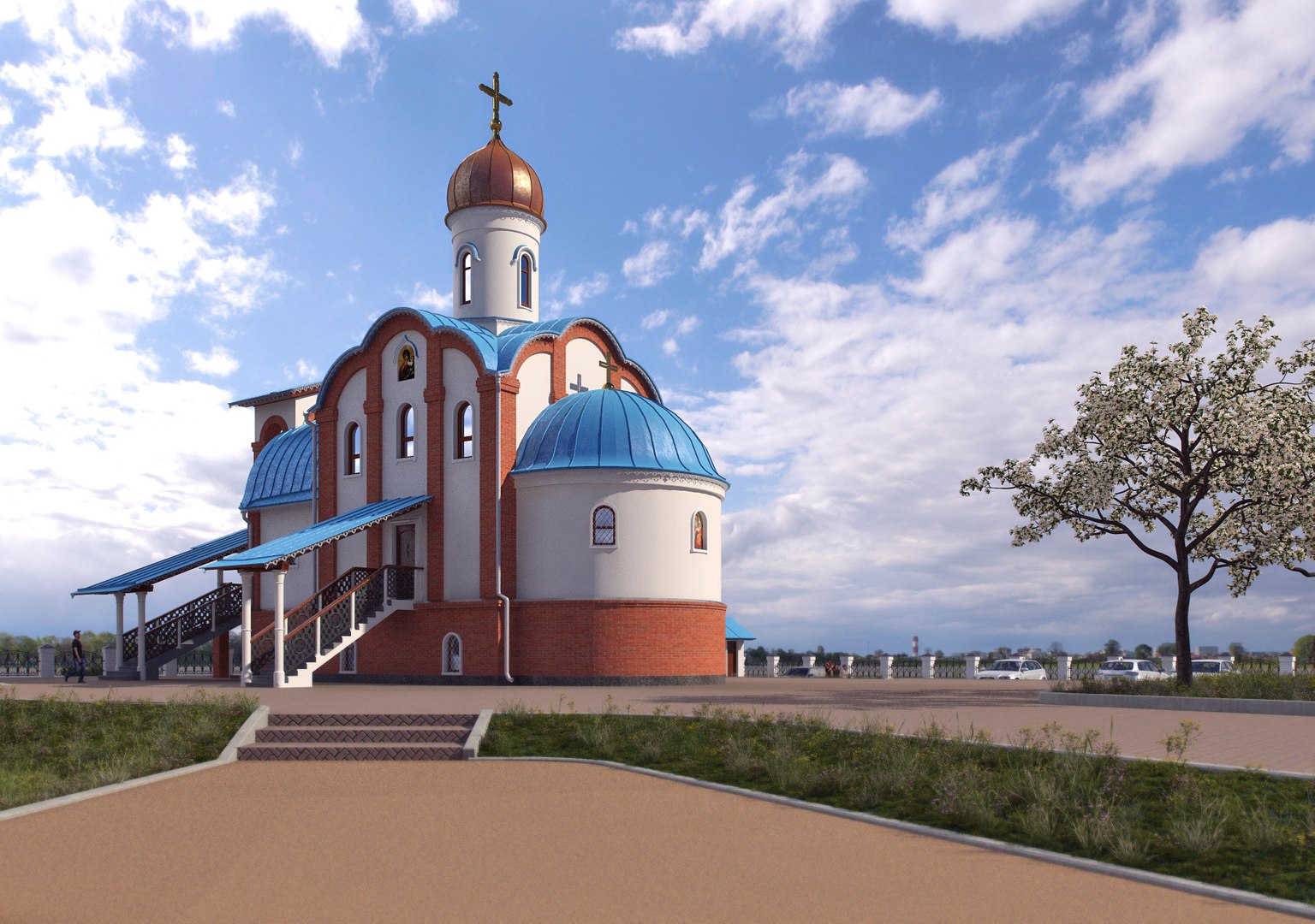 3d Model Of Orthodox Church