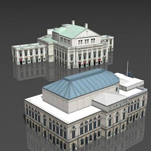 Theatre Building 3D Models for Download | TurboSquid