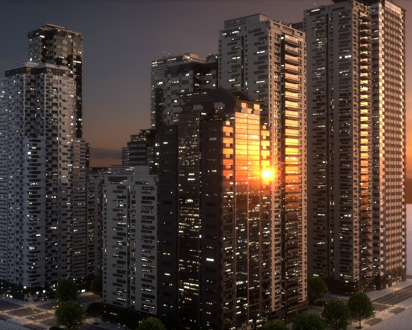 City Block Type B03 Model - TurboSquid 2092333