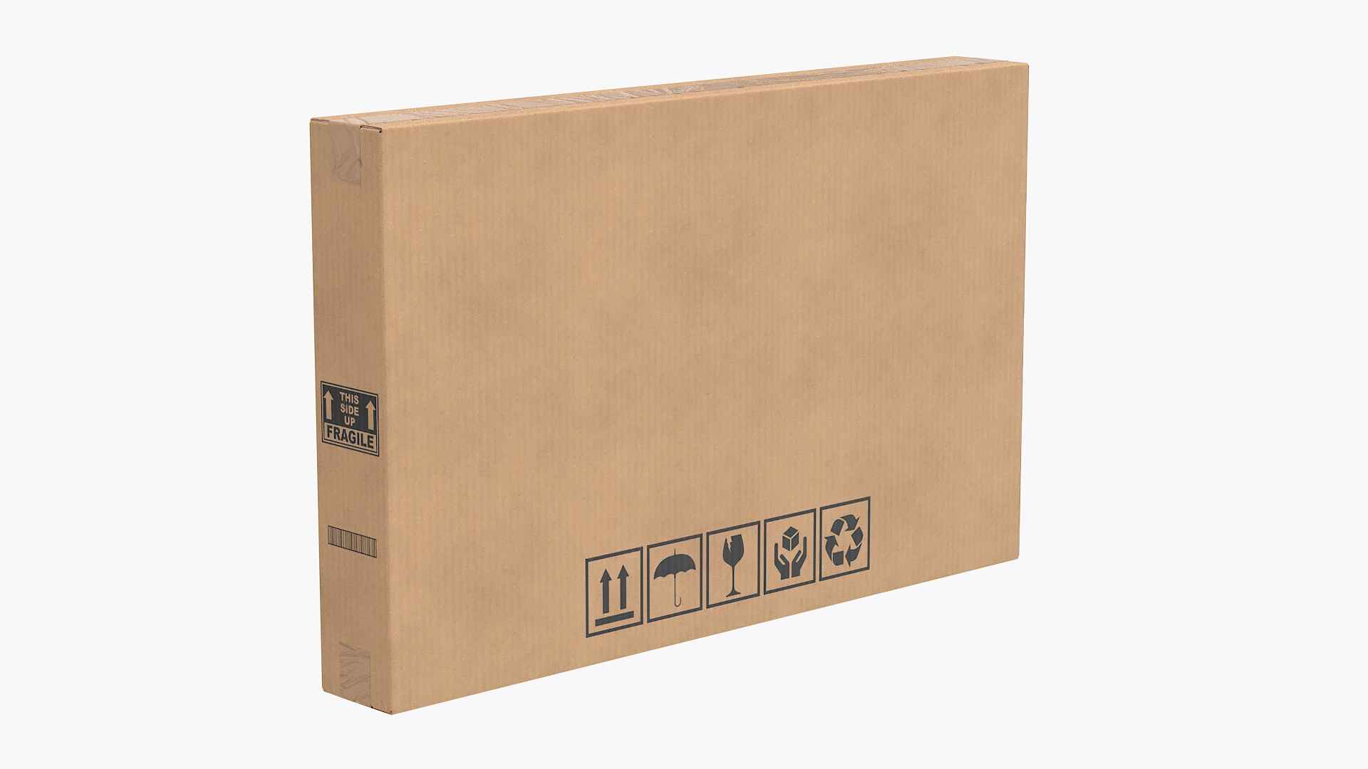 3D Model Cardboard Box 7 Closed V1 - TurboSquid 2287089