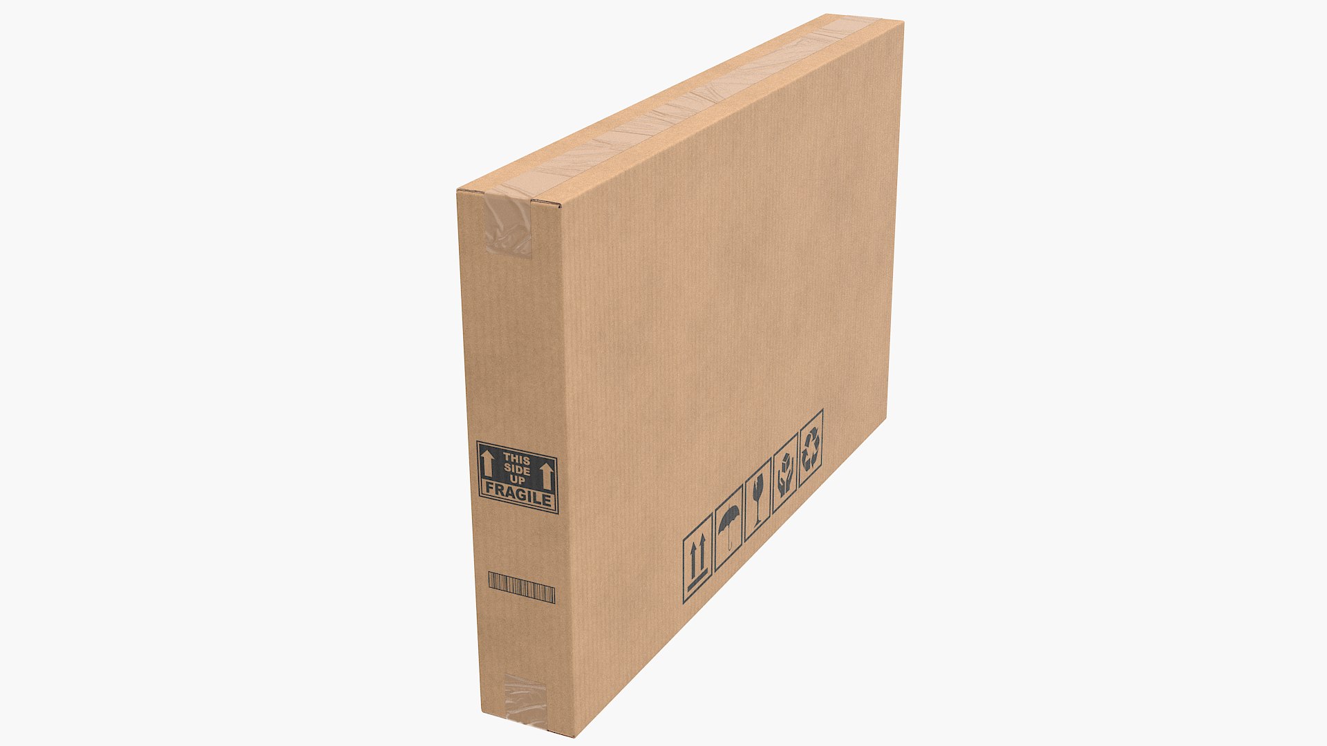 3D Model Cardboard Box 7 Closed V1 - TurboSquid 2287089