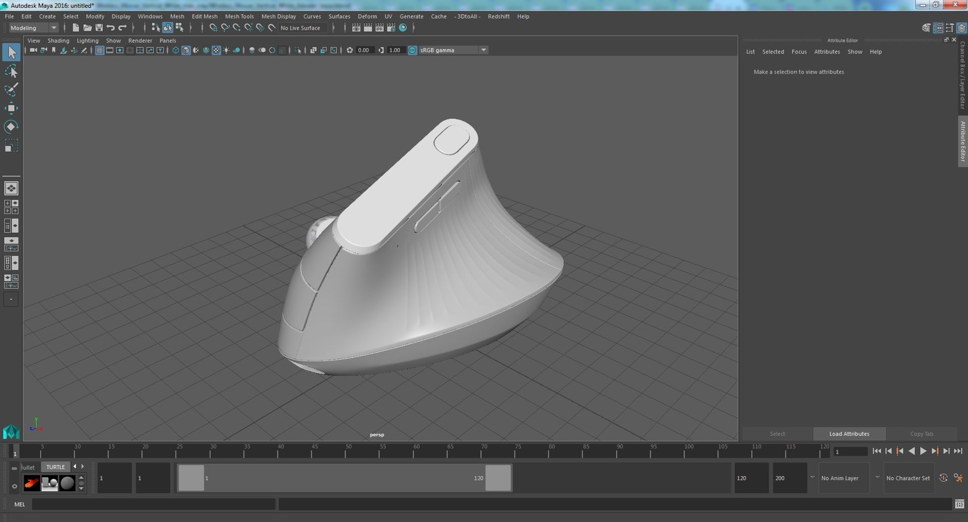 3D Model Wireless Mouse Vertical White - TurboSquid 2190262