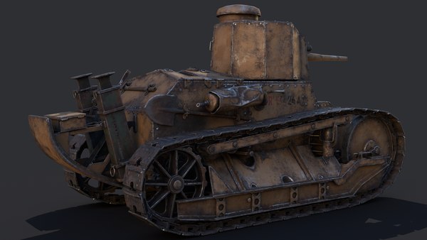 3D fiat 3000 light tank model - TurboSquid 1449463