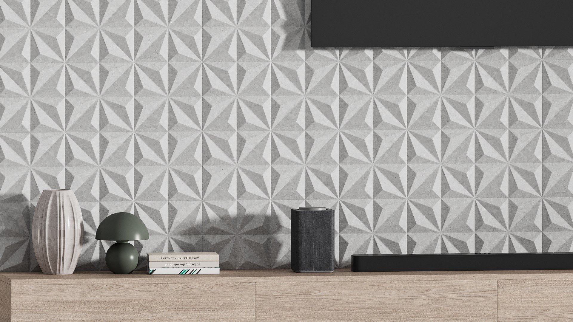 Modern TV Wall 025 3D Model - TurboSquid 2379188