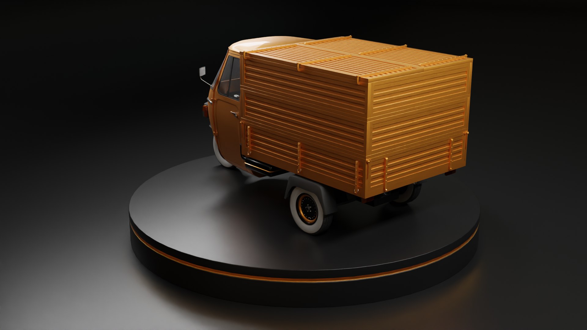 3D Piaggio Ape P601 Model - TurboSquid 1993460